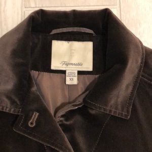 Faconnable | Jackets & Coats | Faconnable Brown Velvet Jacket Blazer ...